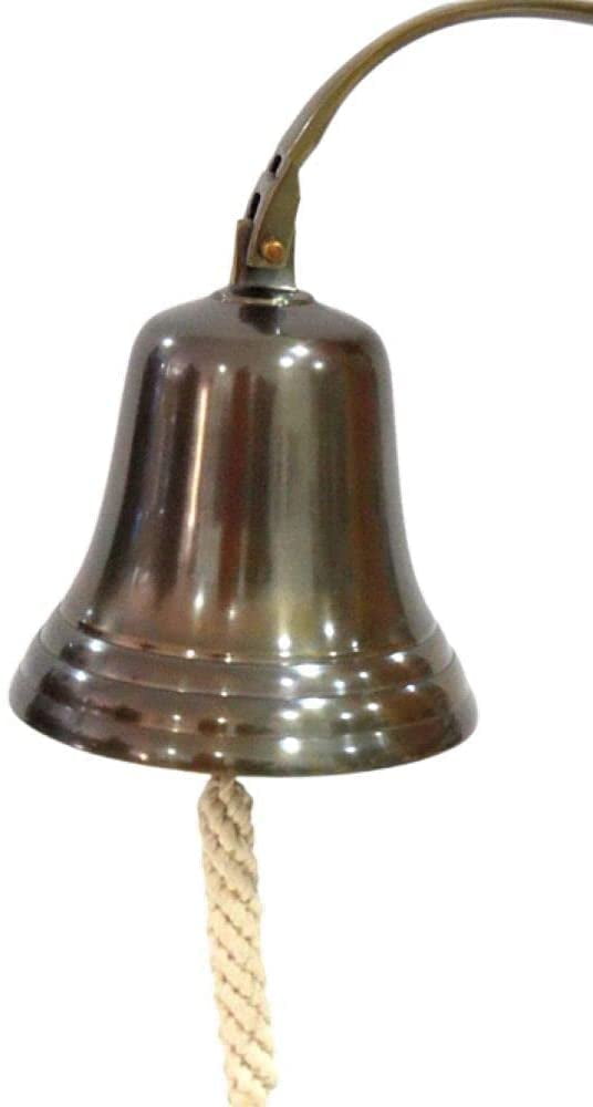 Brass Nautical Antique Ship Bell 8" Wall Hanging Nautical Decor Door ...