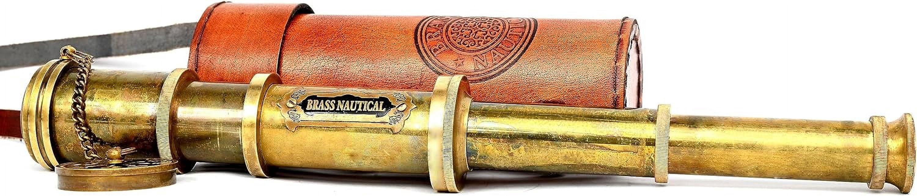 Brass Nautical - Functional Telescope | Brass Made | Glass Optics and ...