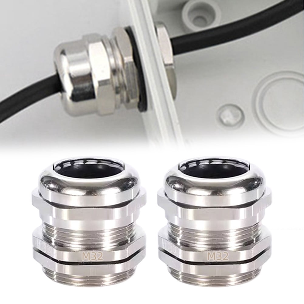 Brass Nickel-Plated Waterproof Cable Connector M Threaded Sealing Head ...