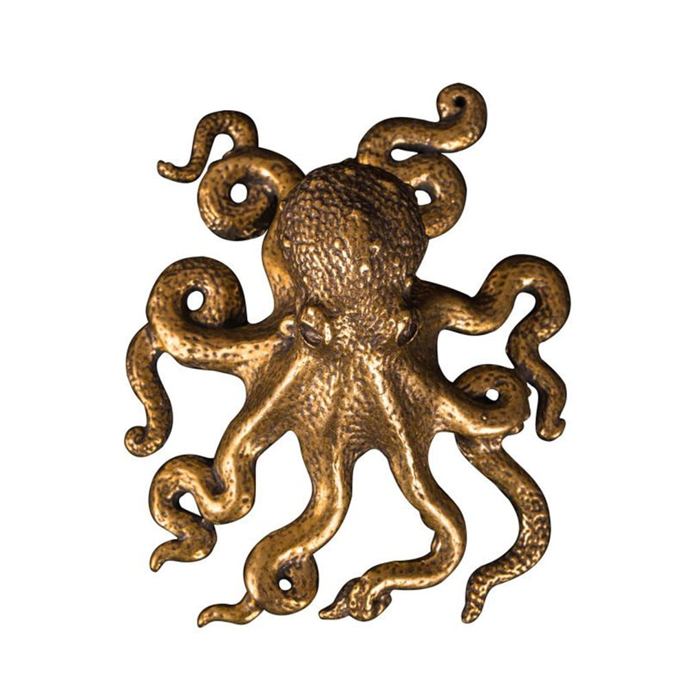 Brass Octopus octopus ornaments pure copper octopus tea ceremony ...