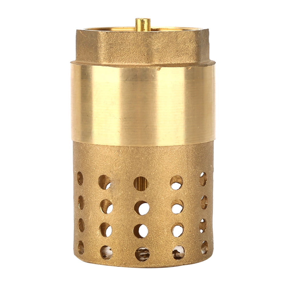 Brass One Way Female Thread Foot Valve Mesh Check Valve with Holes ...