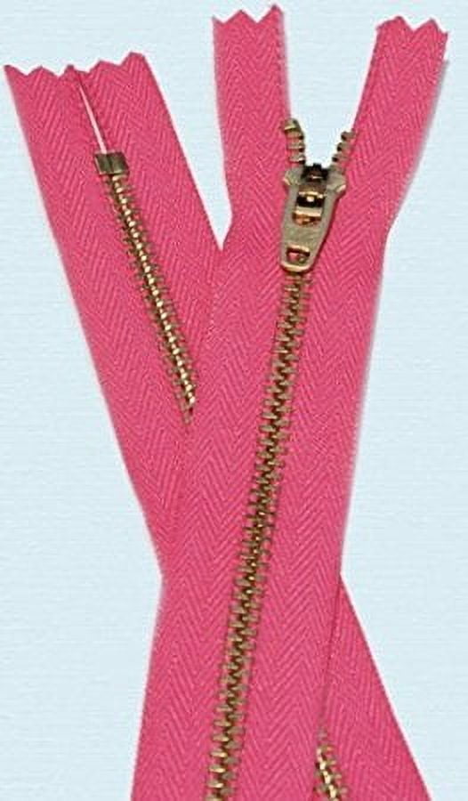 Brass Pant Zipper - YKK #4.5 Pants with Locking Slide ~ Closed End ...