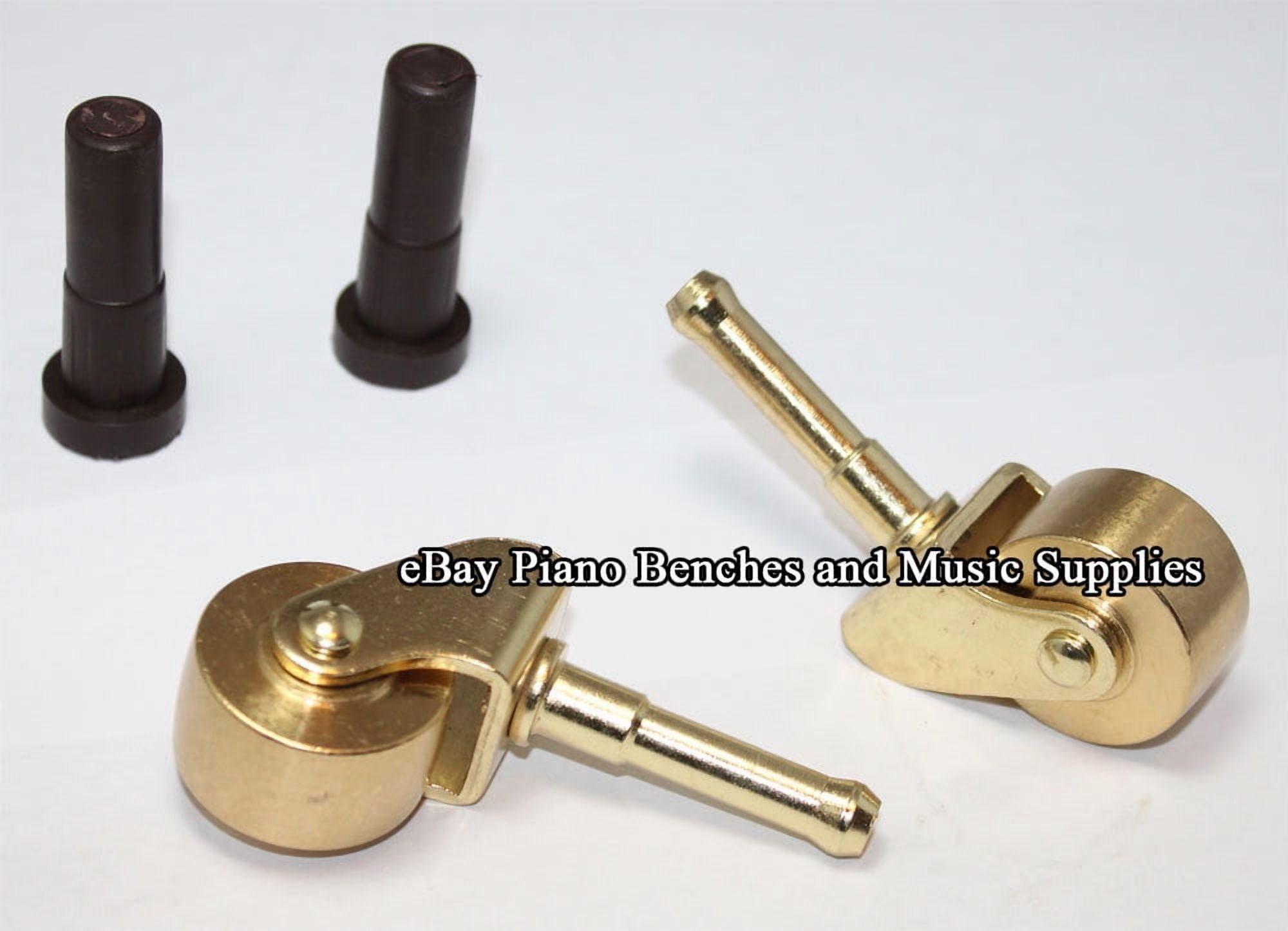 Brass Piano Wheels For Spinet Console Verticle Piano - 1 Pair Casters ...