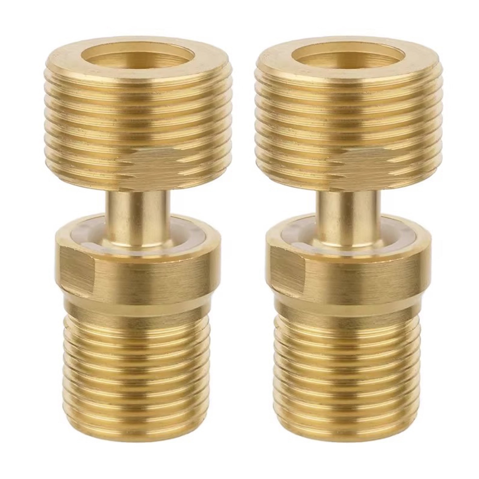 Brass Pipe Connector Angled Curved Foot Male Thread Strong Nipples ...