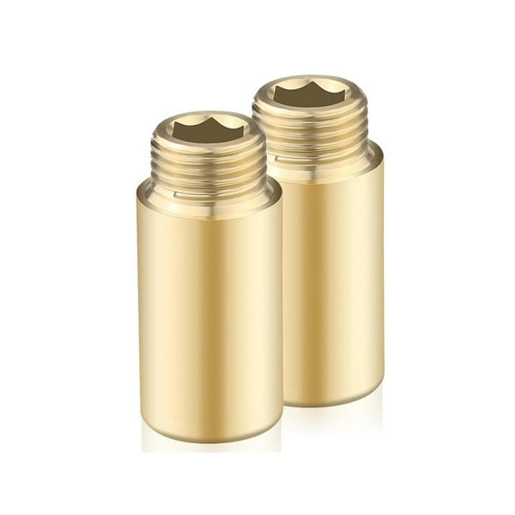 Brass Pipe Extension 1/2 Fitting Extension for Central Heating & Water ...