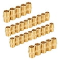 Brass Pipe Fitting,3/8"x3/8" NPT Male Hex Nipple Adapter,3/8 Inch NPT Equal Hex Nipple Connector ...