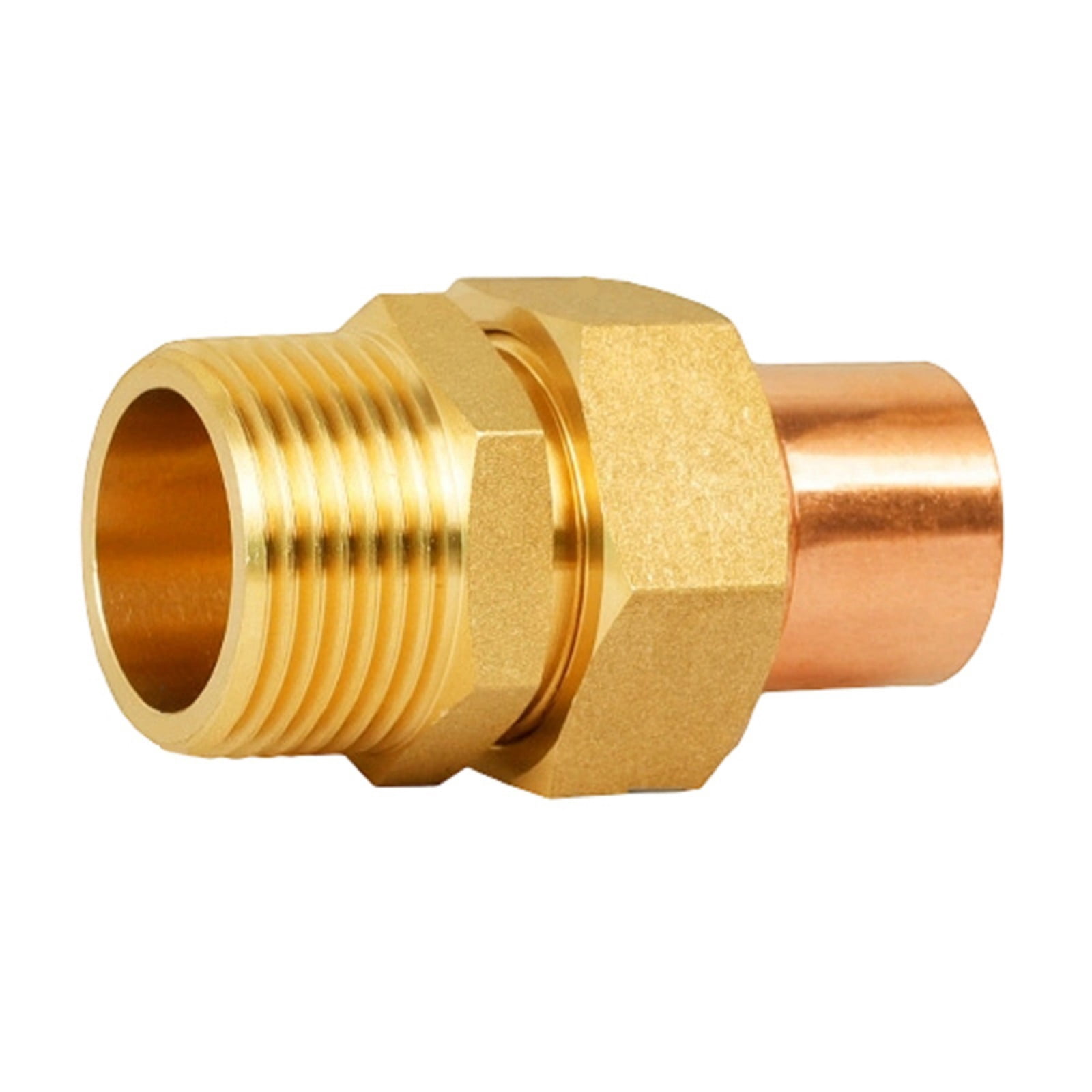 Brass Pipe Union Connector Coupler Connection Copper Pipe Fitting for ...