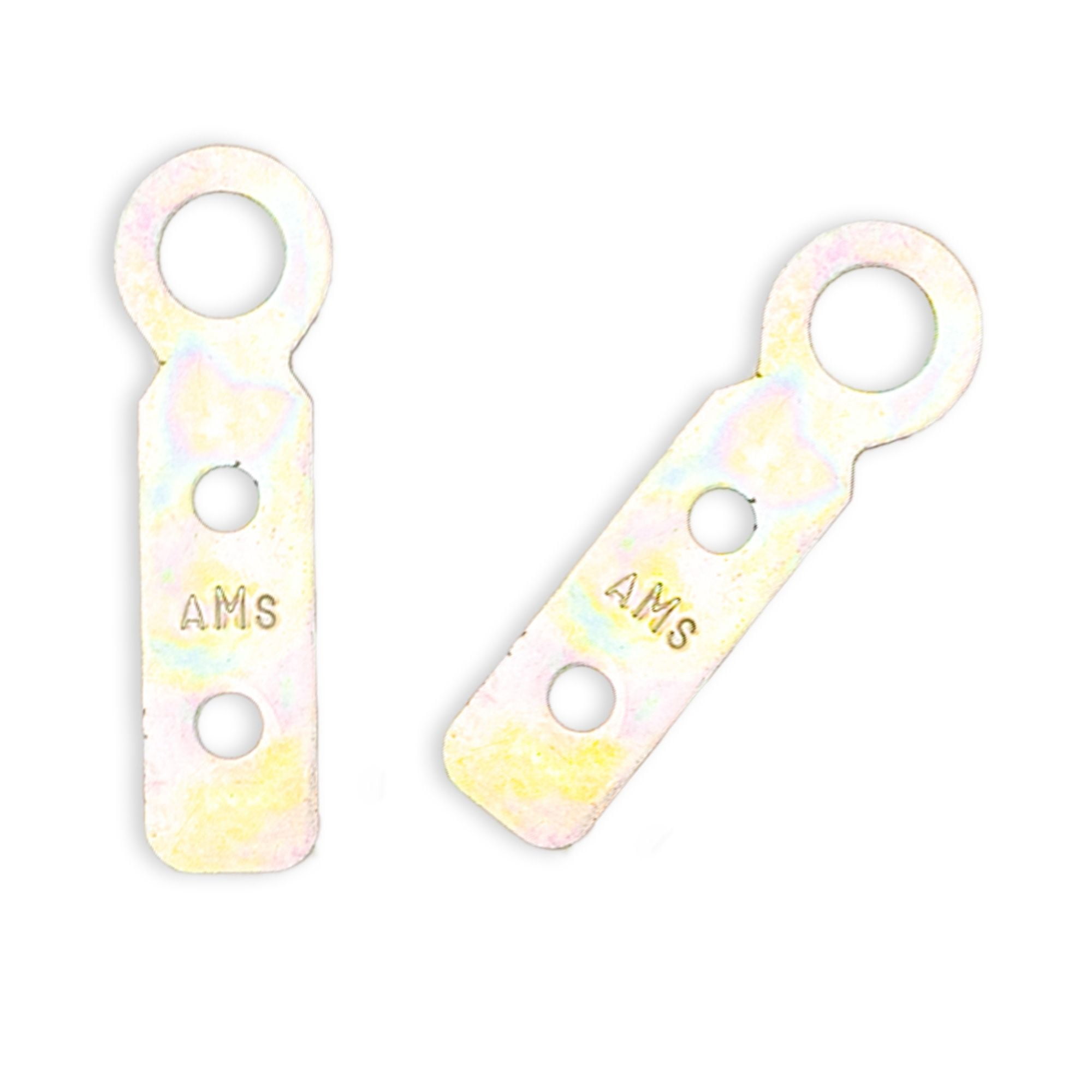 Brass Plated Double Hole Ring Hangers - Flat Ring Picture Frame Hanger ...