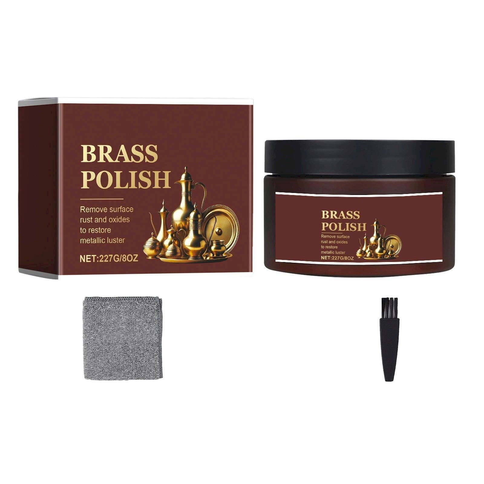 Brass Polish and Cleaner Kit- Protective Tarnish Remover - Great Brass ...