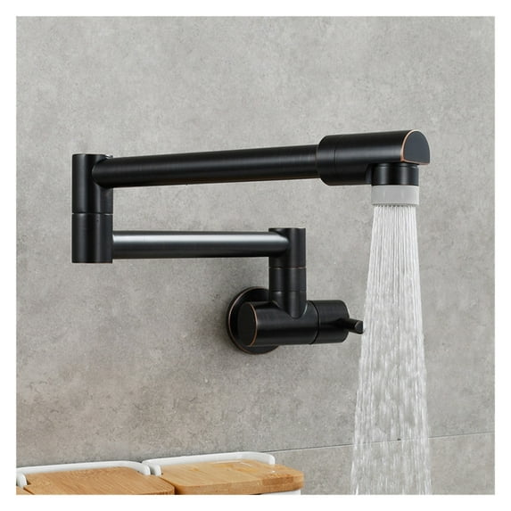 Brass Pot Filler Faucet 360 Rotatable Folding Lengthened Folding Tap ...