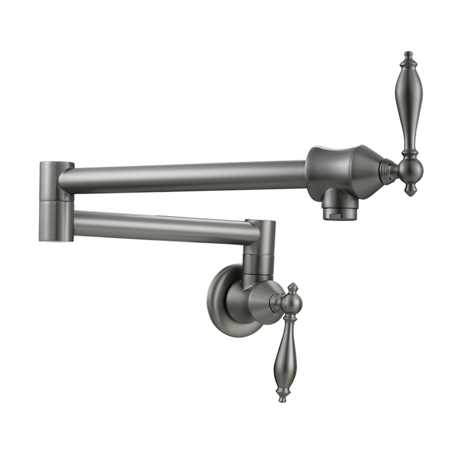 Brass Pot Filler Faucet Foldable Kitchen Faucet Dual Functional Faucet ...