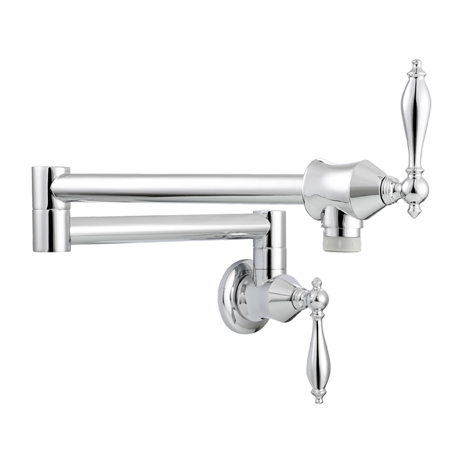 Brass Pot Filler Faucet Foldable Kitchen Faucet Dual Functional Faucet ...