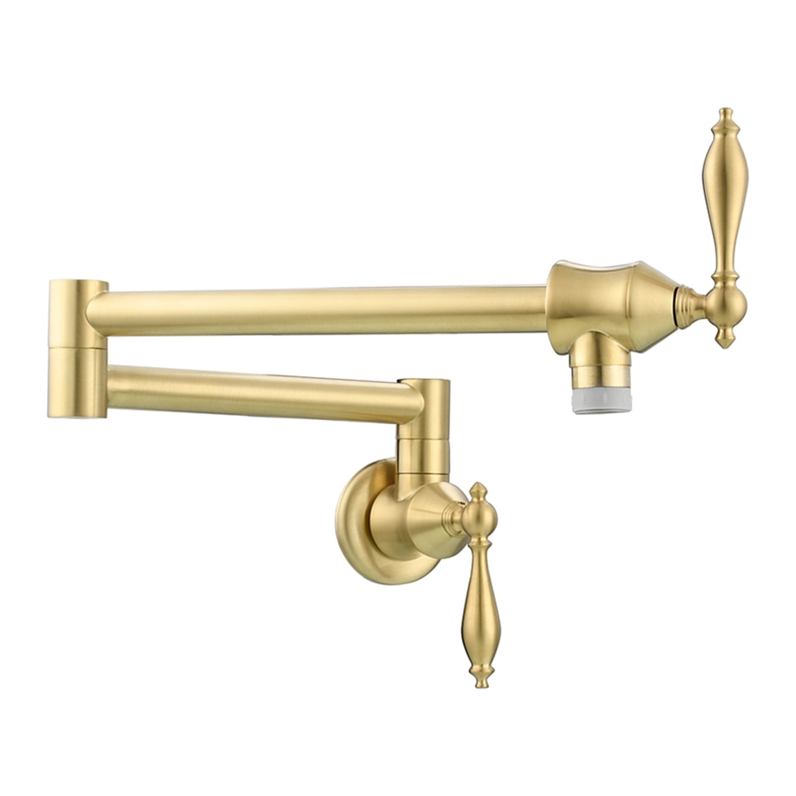 Brass Pot Filler Faucet Foldable Kitchen Faucet Dual Functional Faucet ...