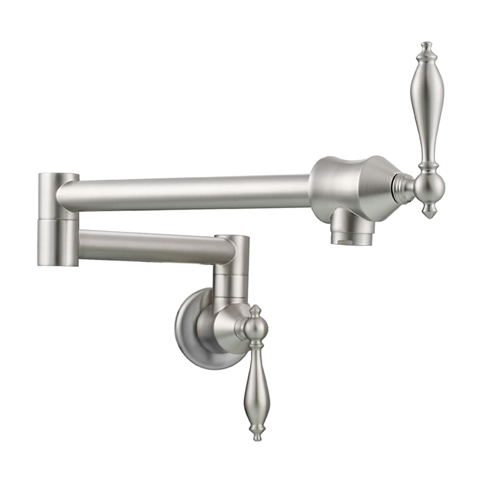 Brass Pot Filler Faucet Foldable Kitchen Faucet Dual Functional Faucet ...