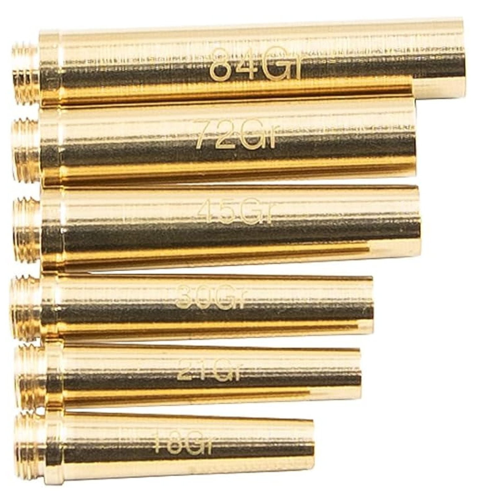 Brass Powder Flask Spout Set - 6 Spouts - MZ1411 - Walmart.com