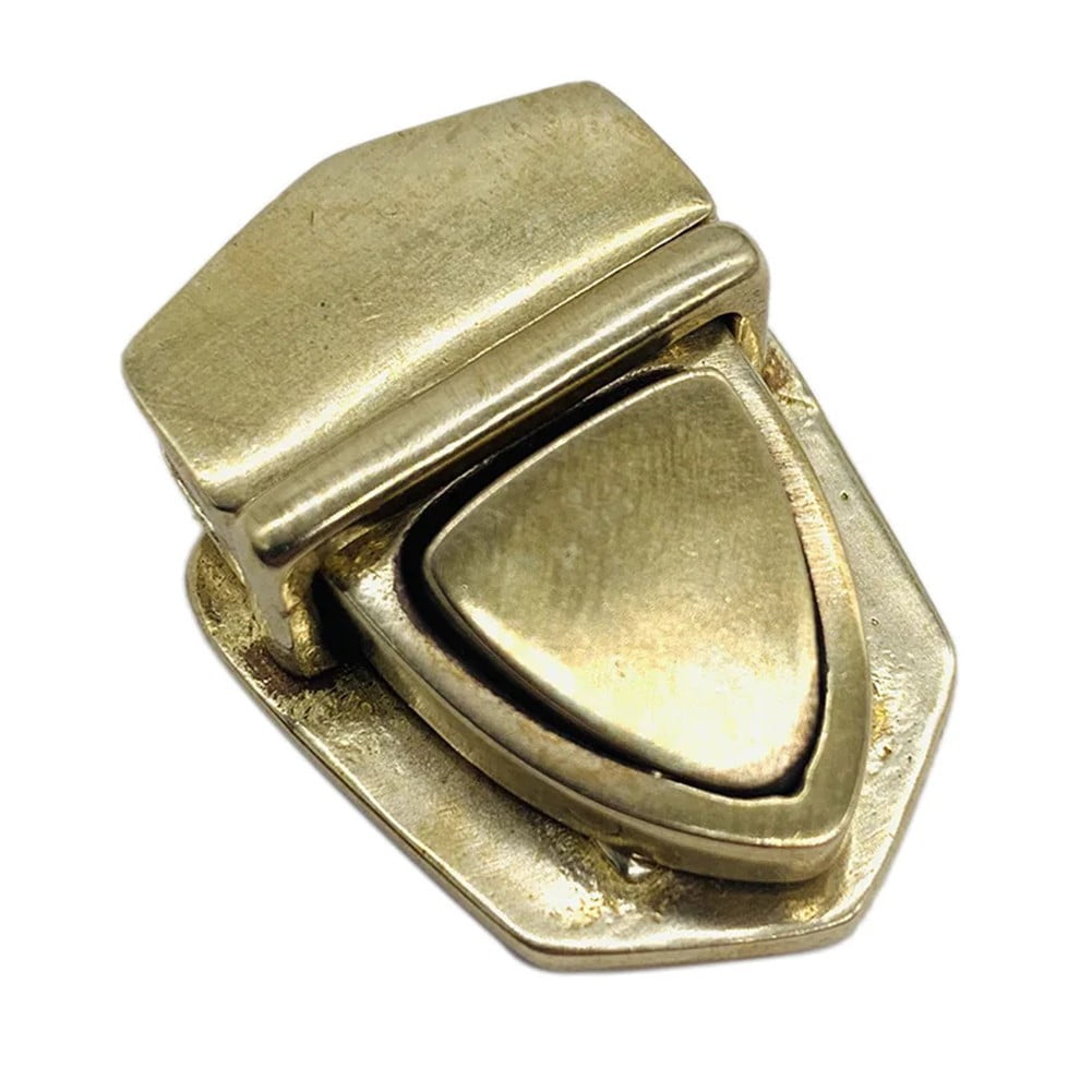 Brass Press Push Lock Bag Spring Lock Buckle Leather Craftsmanship ...