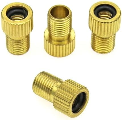 Brass Presta Valve Adapter – Convert Presta to Schrader for Bike Tire ...