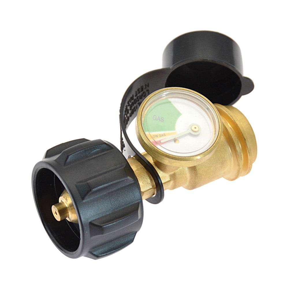 Brass Propane Tank Gauge Monitor Gas Level with Low and Refill ...