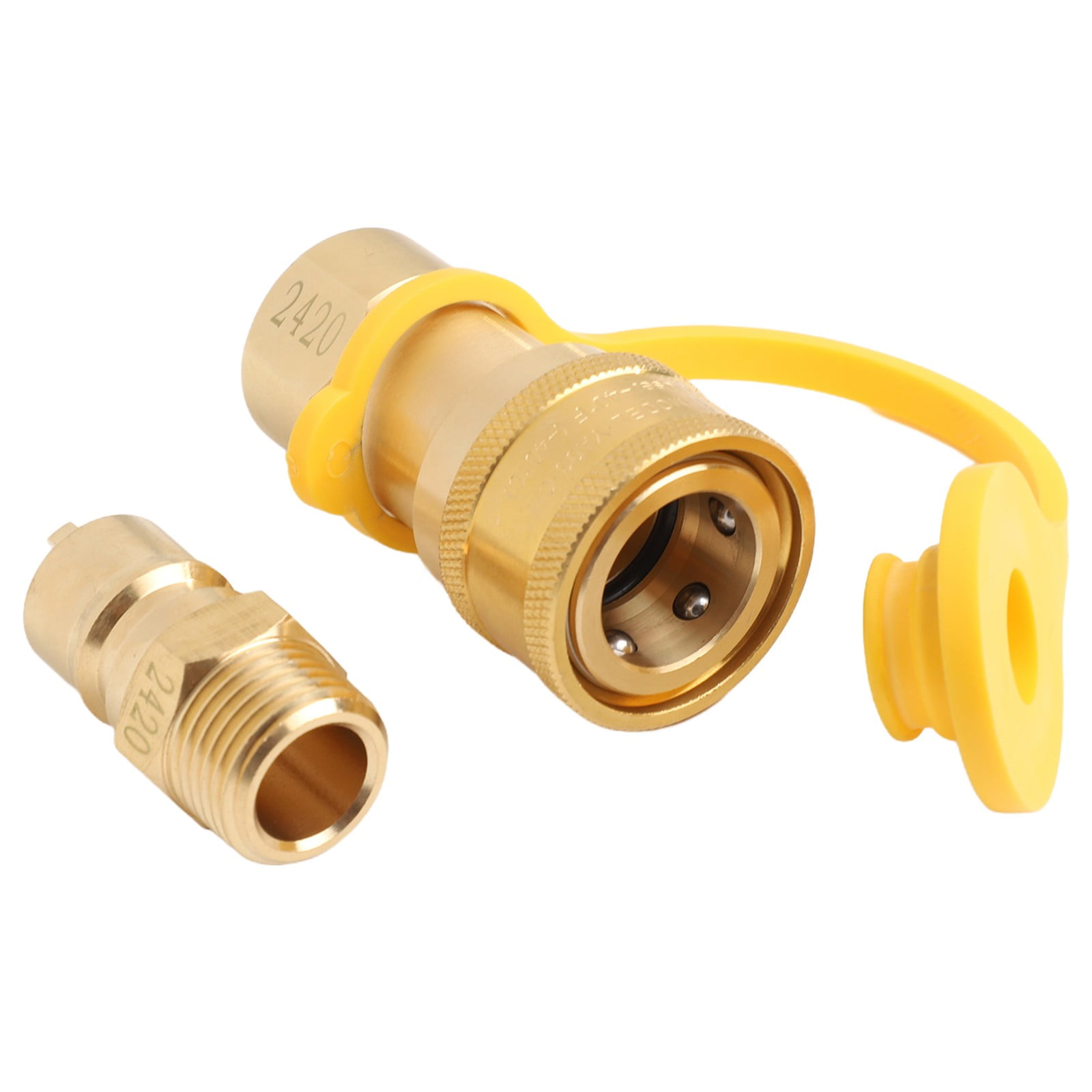 Brass Quick Connection Adapter 1/2 Inch Gas Quick Connection Kit ...