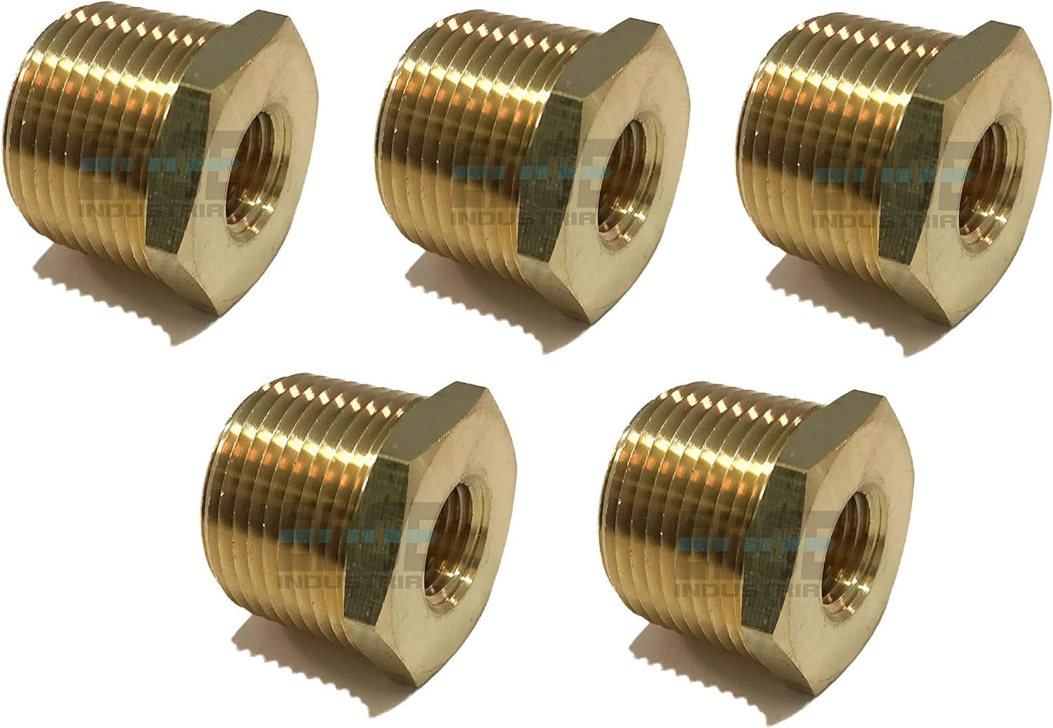 Brass REDUCING HEX Bushing 3/4" Male NPT X 1/4" Female NPT Fuel/AIR ...