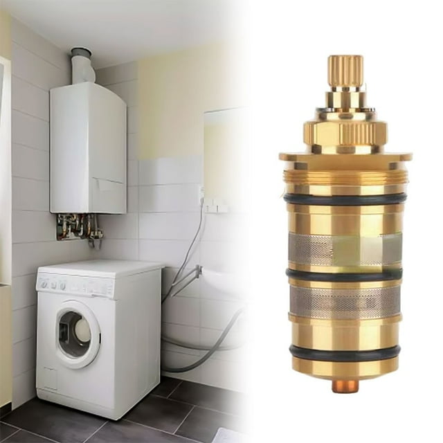 Brass Replacement Thermostatic Cartridge Shower Mixer Valve Bar Repair ...