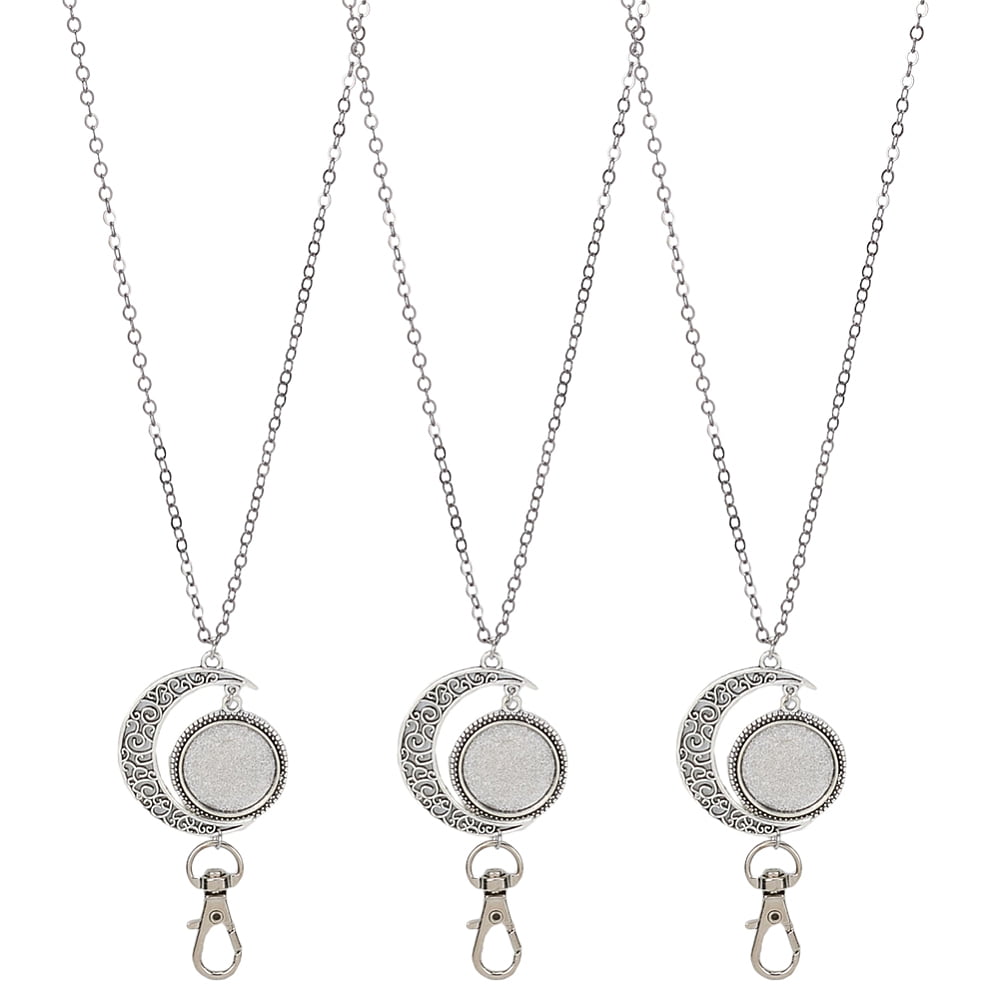 Brass Retractable Badge Reel with Chains for ID Card Holder Lanyard ...