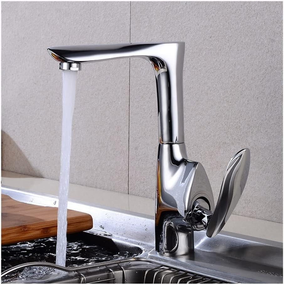 Brass Right Angle Type Kitchen Sink 360 Rotation Hot and Cold Water ...