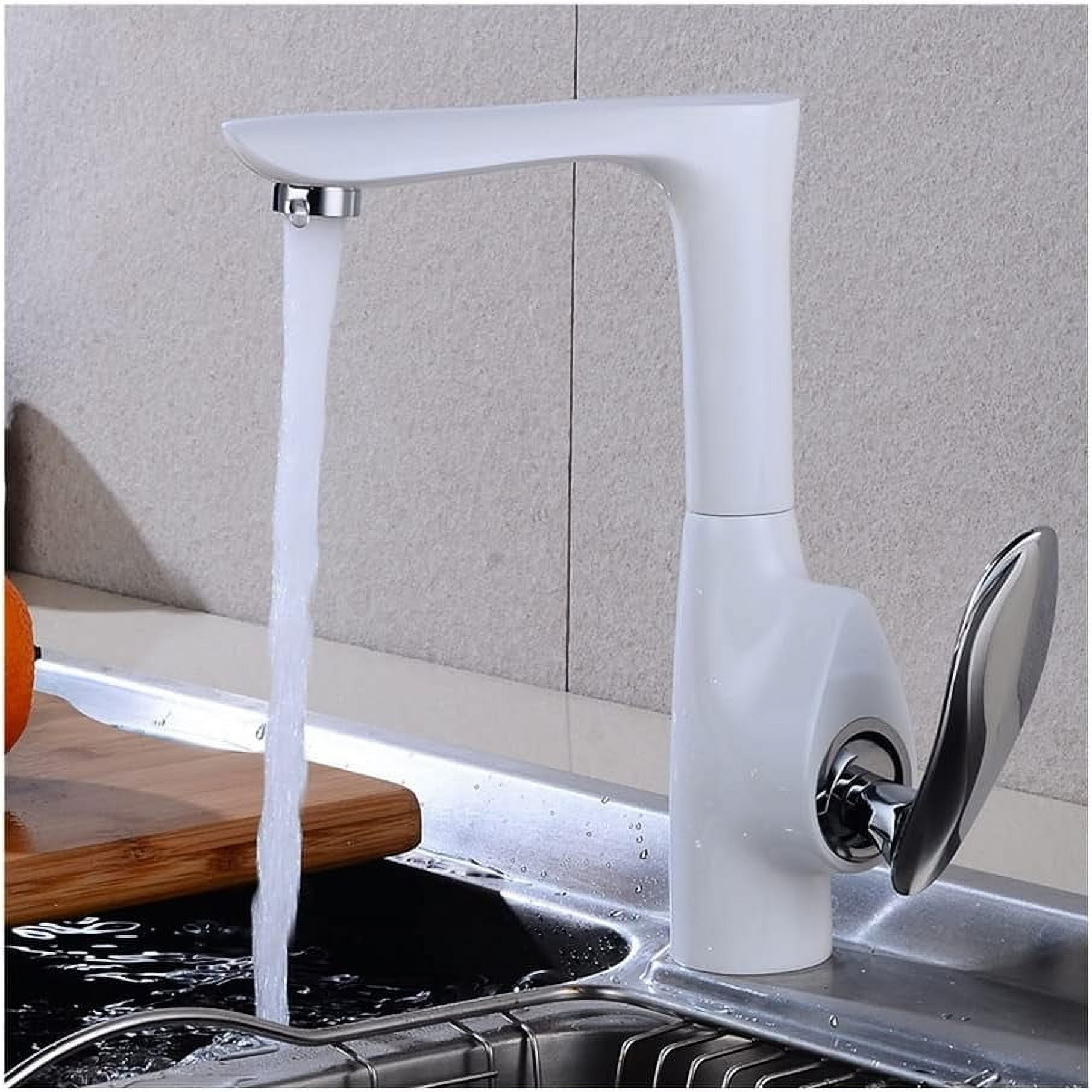 Brass Right Angle Type Kitchen Sink 360 Rotation Hot and Cold Water ...