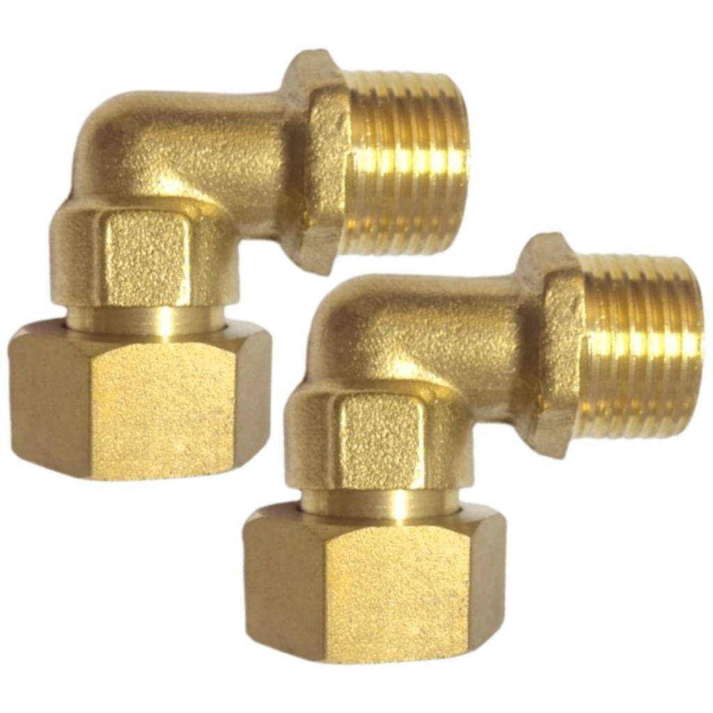 Brass Rotating Elbow Fittings 1/2 Inch Threaded Plumbing Joints for ...