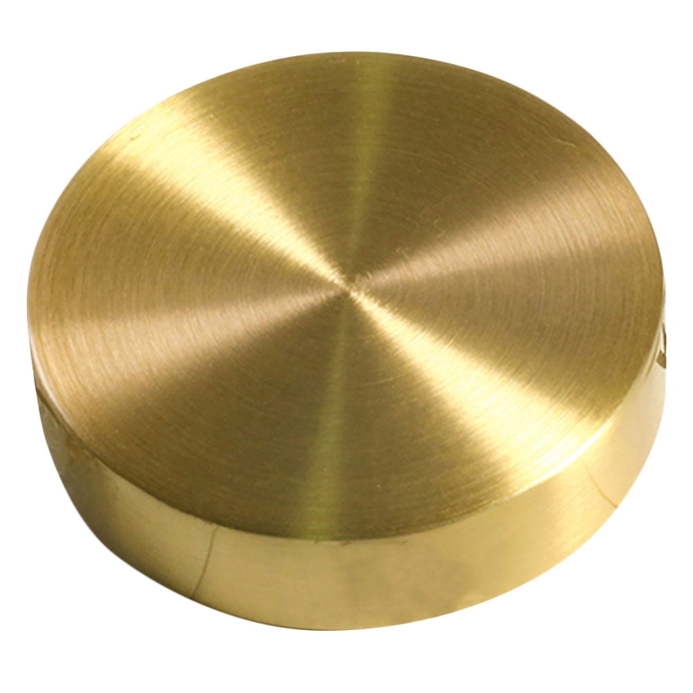 Brass Round Block Paperweight Chinese Calligraphy Paperweight Chinese ...