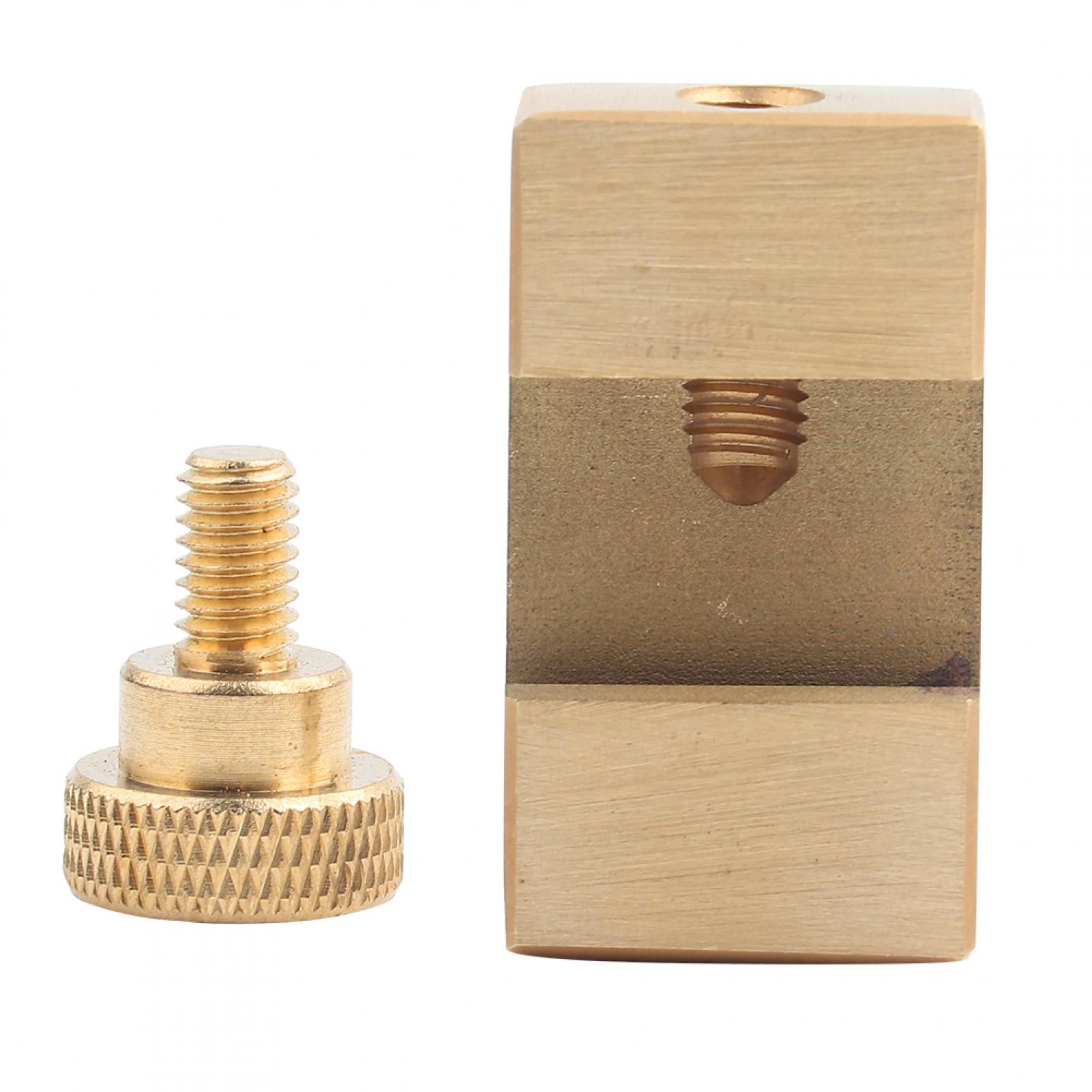 Brass Ruler Locator Block for Accurate Marking & Measuring, Hand Tool ...