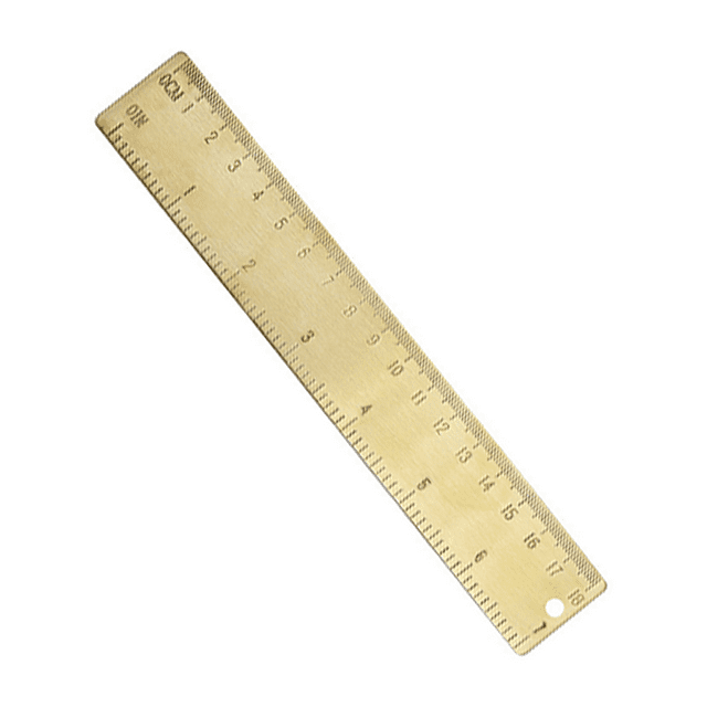 Brass Ruler Quilt Rulers Architect and Paper Journal Student - Walmart.com