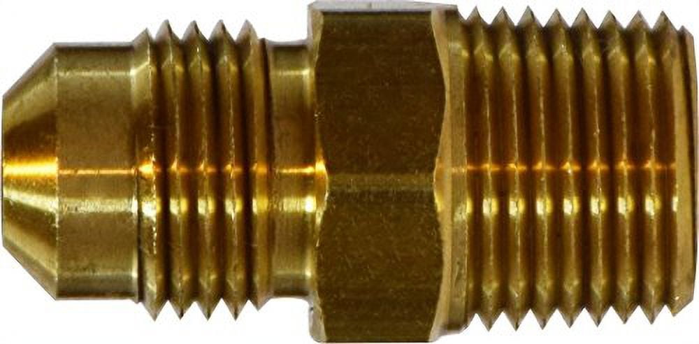 Brass SAE 45 Degree Flare Male Adapter, 5/8" Male Flare x 3/4" Male ...