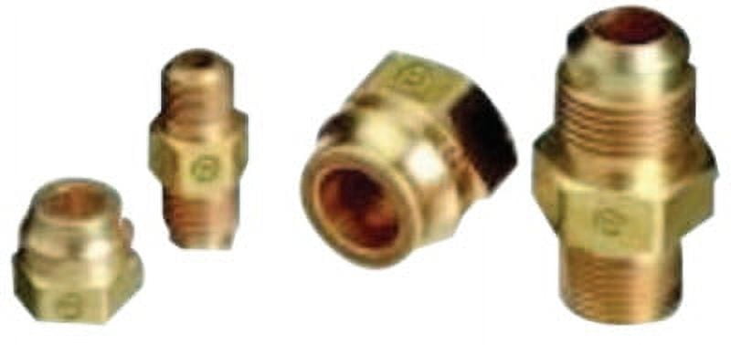 Brass SAE Flare Tubing Connections, Adapter, 500 PSIG, CGA-440 to 1/2 ...