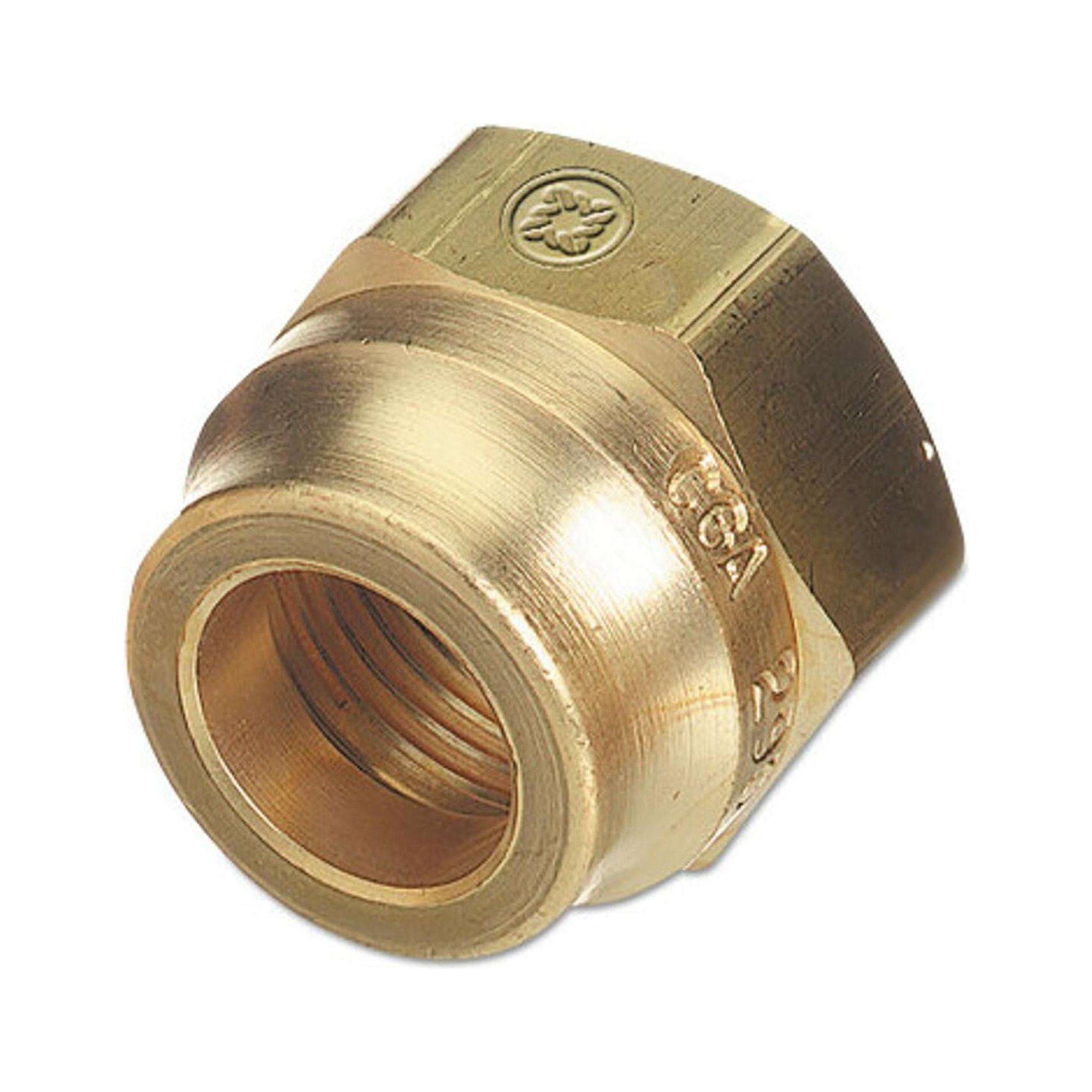 Brass SAE Flare Tubing Connections, Nut, 500 PSIG, Brass, 0.75 in - 16 ...