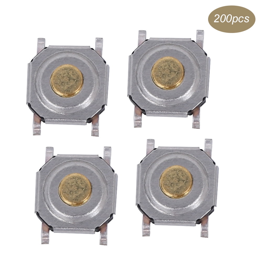 Brass SMD Micro Switch, SMD 4 X 4 X 1.5 Tactile Push Button Switch ...