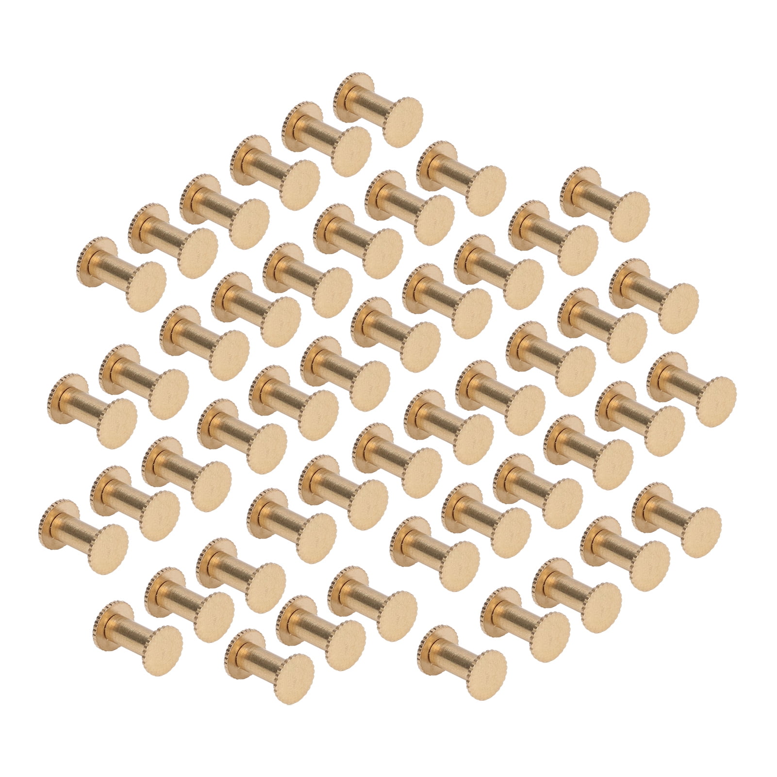 Brass Screw Butt Screw Male and Female Nails Rivet Screw Tube Ledger ...