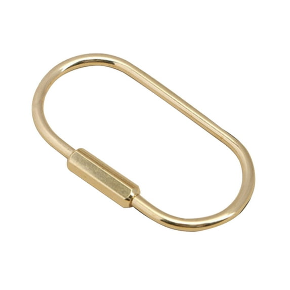 Brass Screw Lock Keychain Brass Lock Clip Key Holders Replacement ...