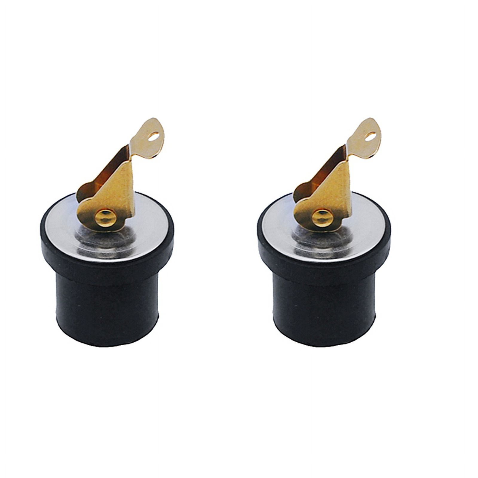 Brass Screw Type Rubber Seal Yacht Boat Drain Plug 2PCS - Walmart.com