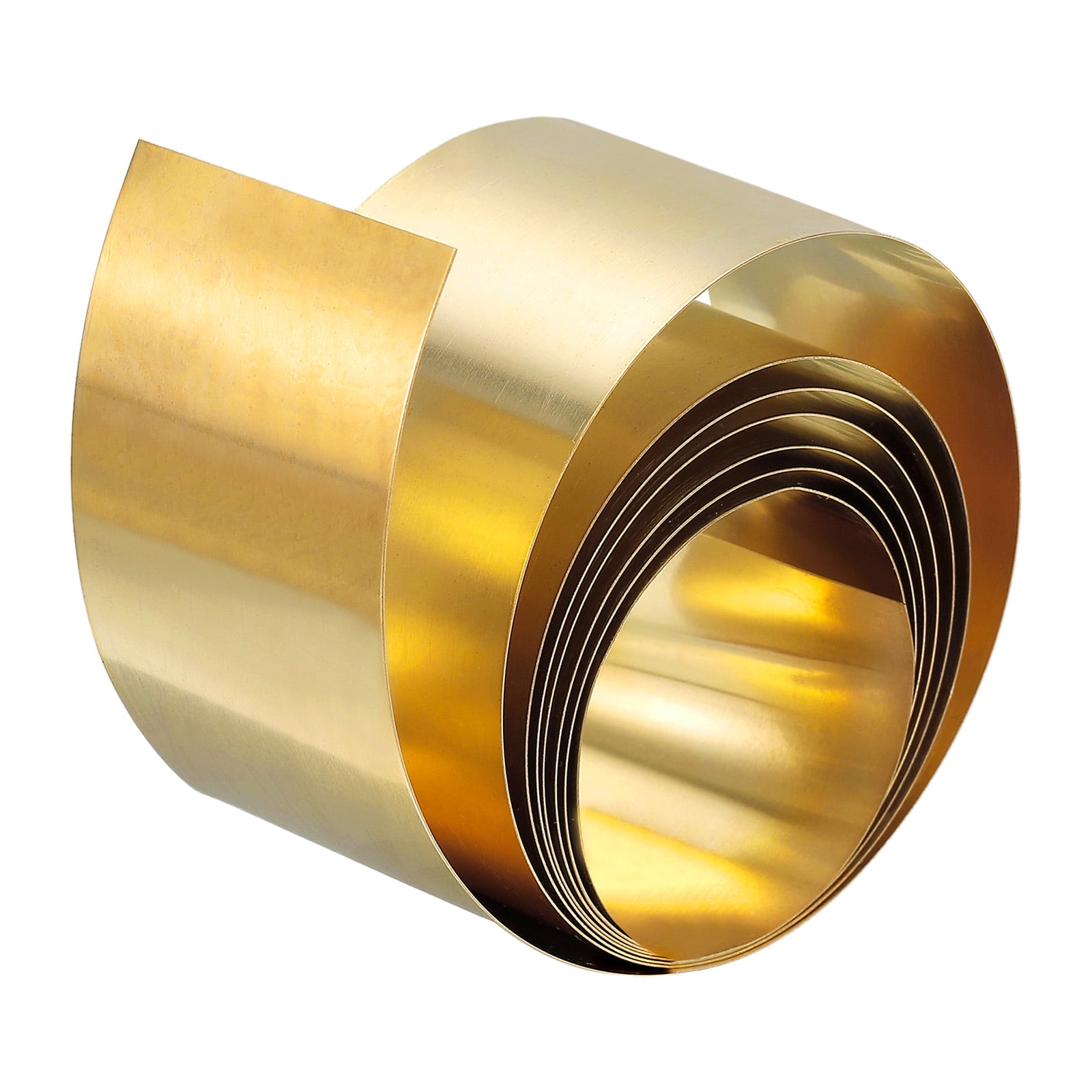 Brass Sheet Roll, Metal Foil Plate 1000mm x 40mm x 0.3mm, 1 Pack ...