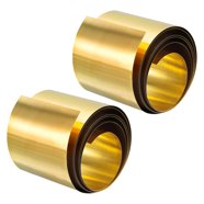 Uxcell Brass Sheet Roll, 0.3x20x1000mm Brass Foil Roll Brass Strip Gold ...