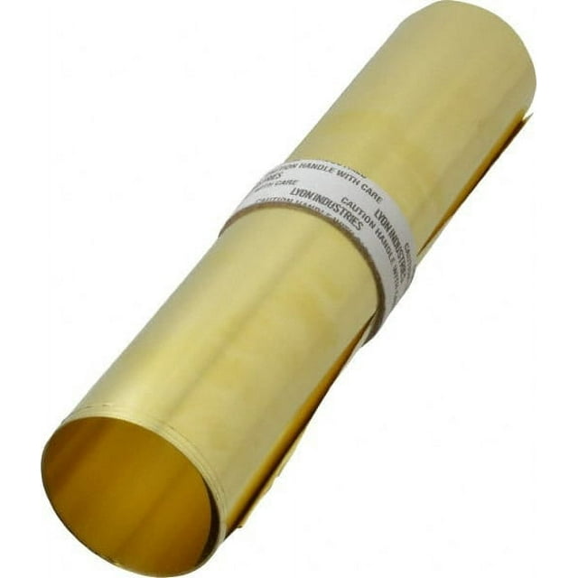 Brass Shim Stock Roll, 12" x 10 Ft, 0.002" Thick - Walmart.com