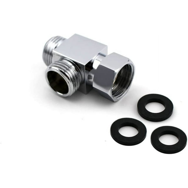 Brass Shower Arm 3 Way T Diverter For Hose Standard Connector G1 5 1