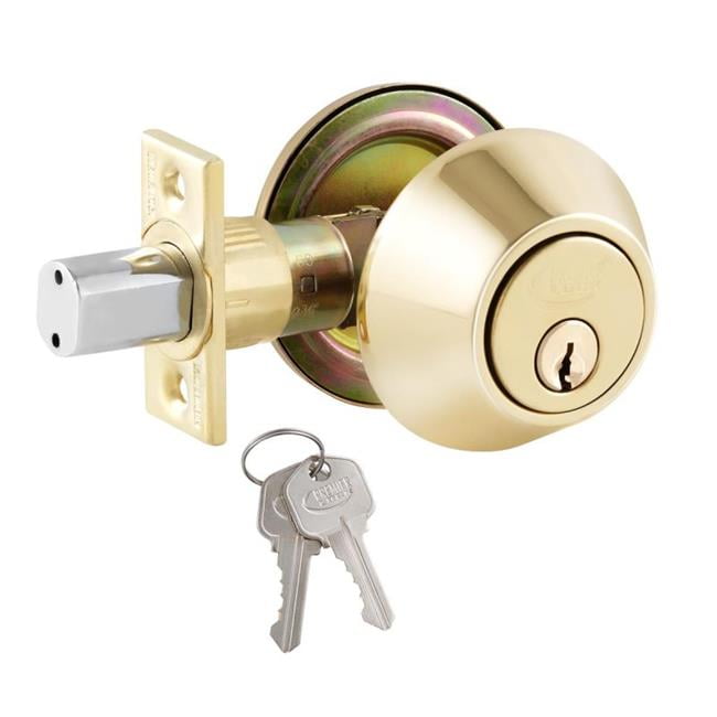 Brass Single Cylinder Deadbolt Mobile Home Lock - Walmart.com
