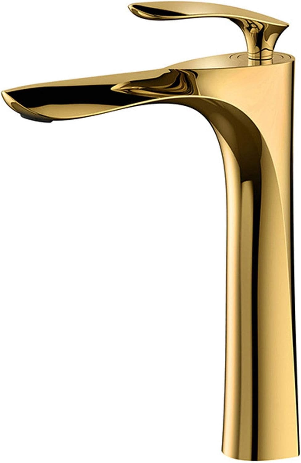 Brass Sink Tap, Modern Single Handle Basin Mixer Faucet with Ceramic ...