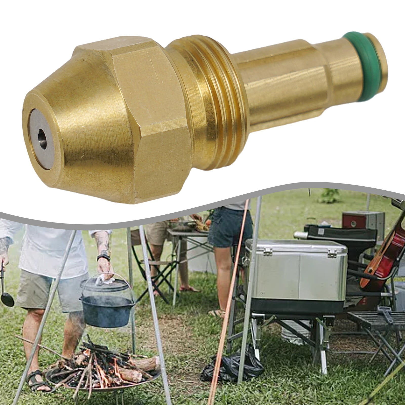 Brass Siphon Oil Nozzle Accessories Waste Oil Burner Nozzle 0.5mm ...