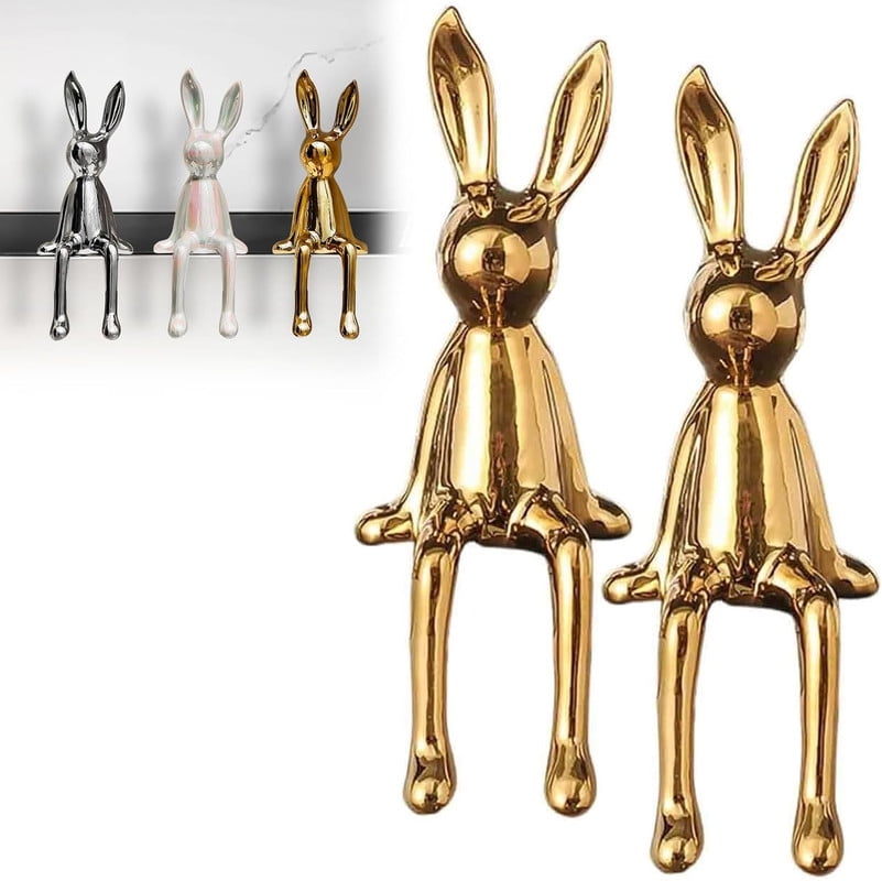 Brass Sitting Bunny,Sitting Bunny Figurine,Collectible Bunny Statue ...