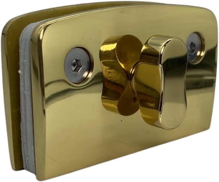 Brass Sliding Glass Door Lock With Indicator by CR Laurence - Walmart.com