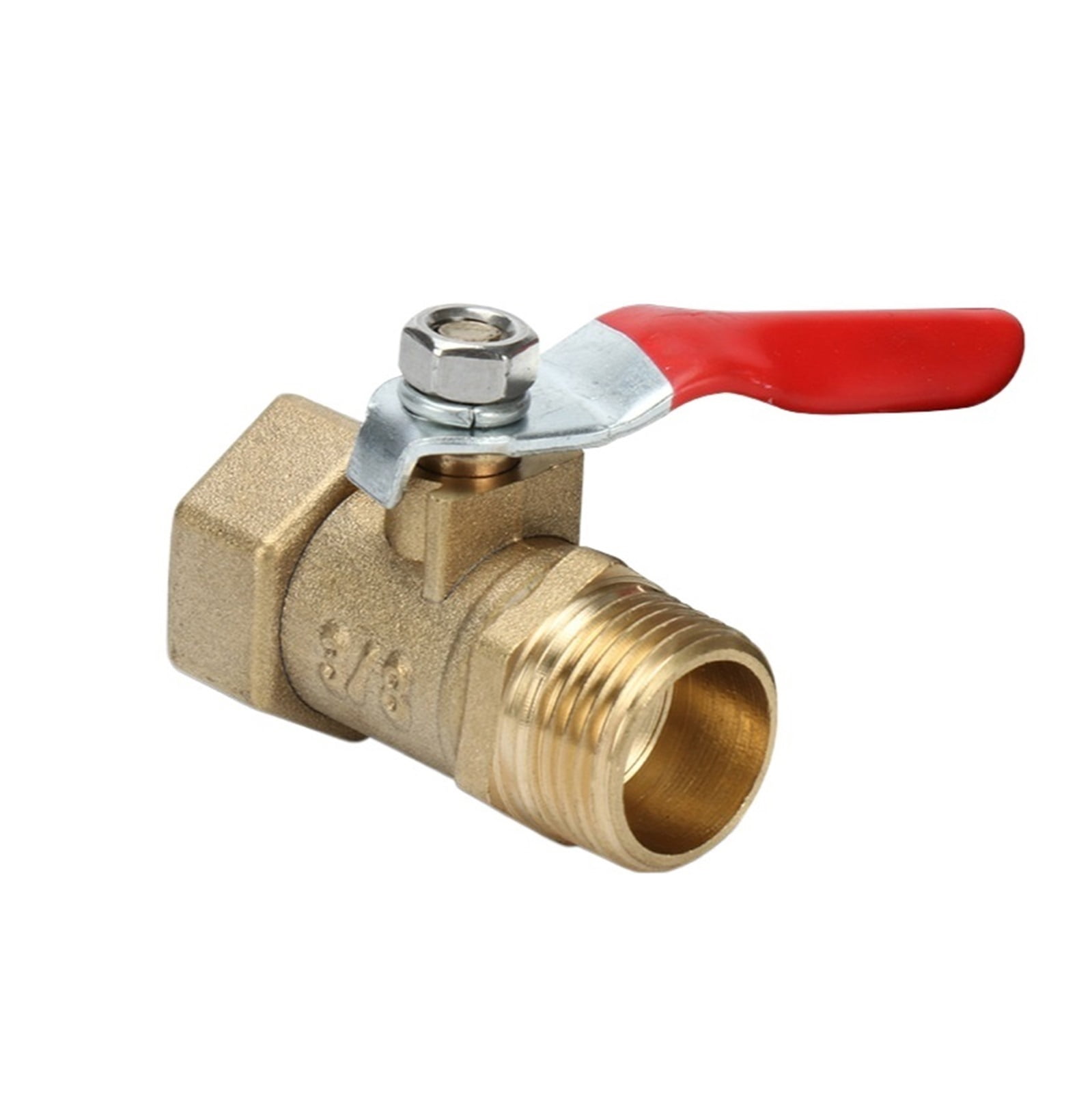 Brass Small Ball Valve 1/8" 1/4'' 3/8'' 1/2'' Female/Male Thread Brass ...