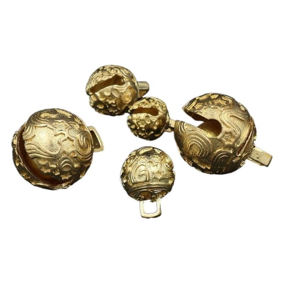 Brass Small Bell Pendant, Pure Copper DIY Accessories For Keychain Bag ...